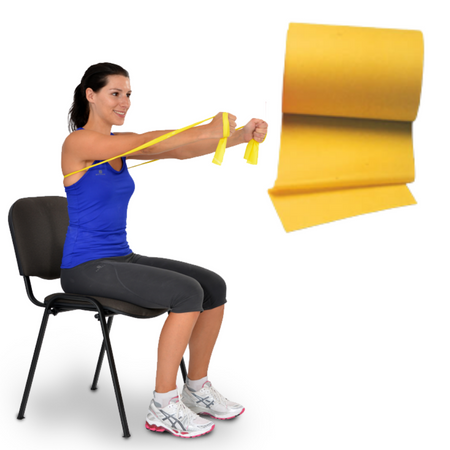 Flexaband Gul Lätt – Perfekt för Rehab & Terapi - PLs Hjälpmedelsbutik